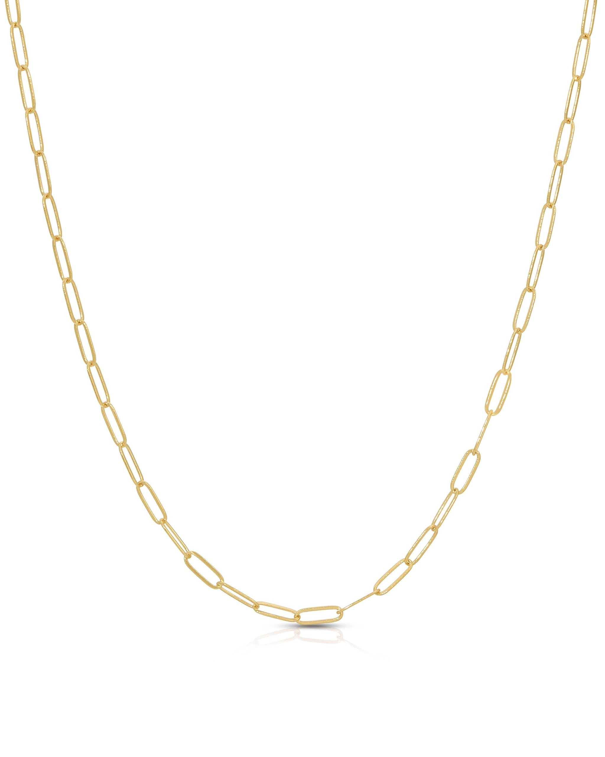 Small Flat Link Necklace